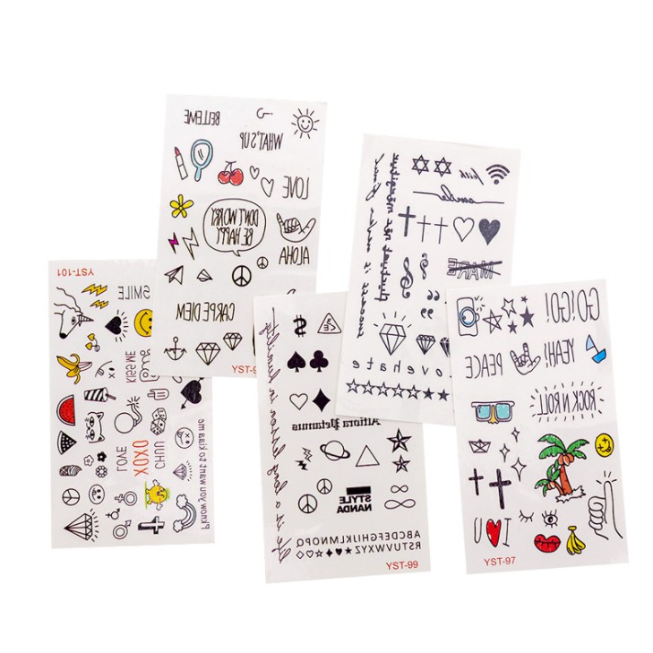 J2 - Children's Tattoos With Cute Motifs Tatoo Sticker Temporary ...
