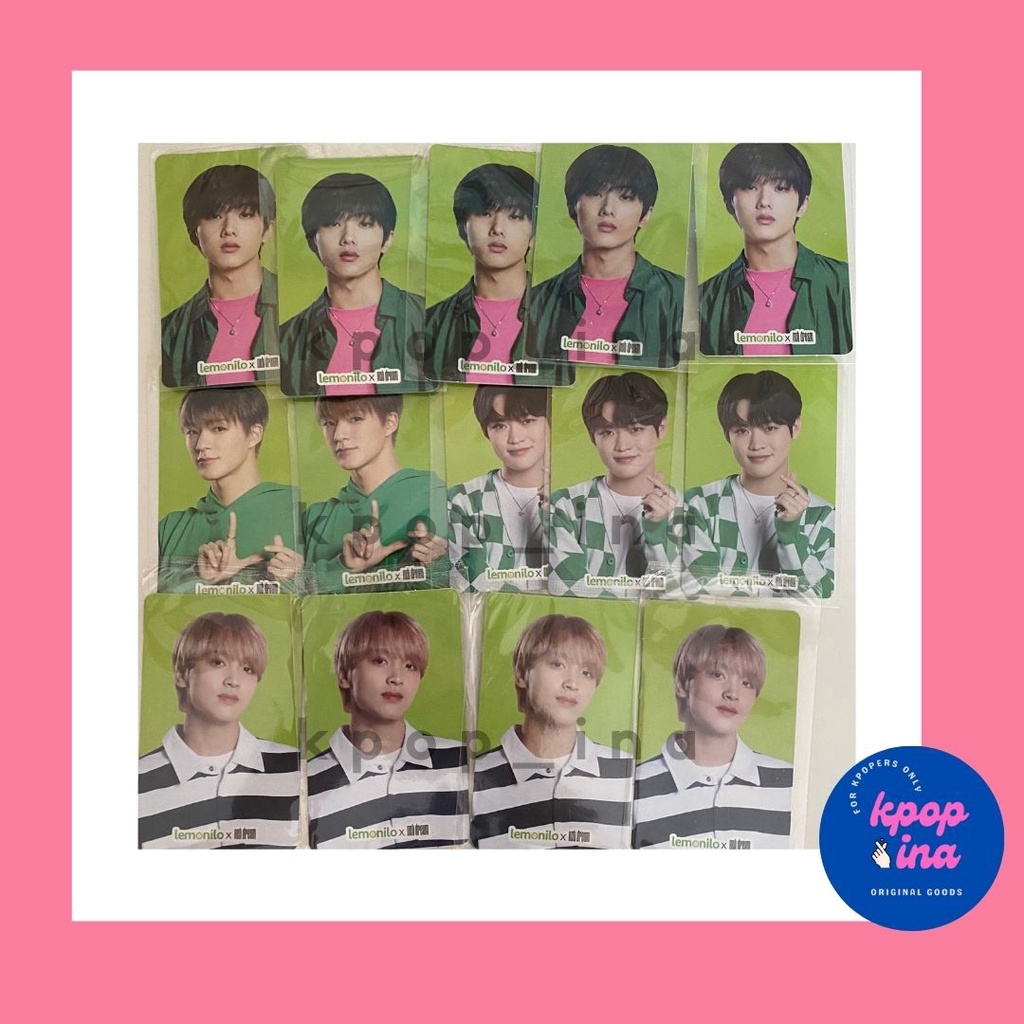 Official Photocard NCT Dream X Lemonilo Sealed (Haechan, Jeno, Chenle ...