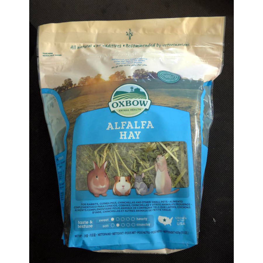 Rabbit Food / Oxbow Alfalfa Hay 425g | Shopee Philippines