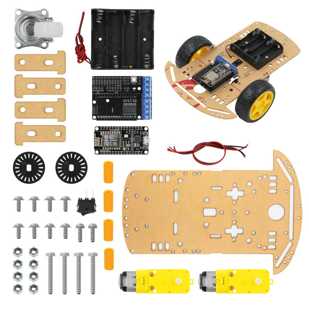 LAFVIN Smart Robot Car Chassis Kit With Nodemcu Lua V3 Esp-12 For Arduino | Shopee Philippines