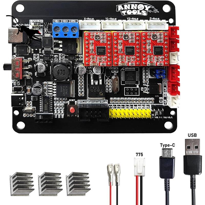GRBL CNC Controller Control Board,3-Axis Stepper Motor Connect to 300W ...