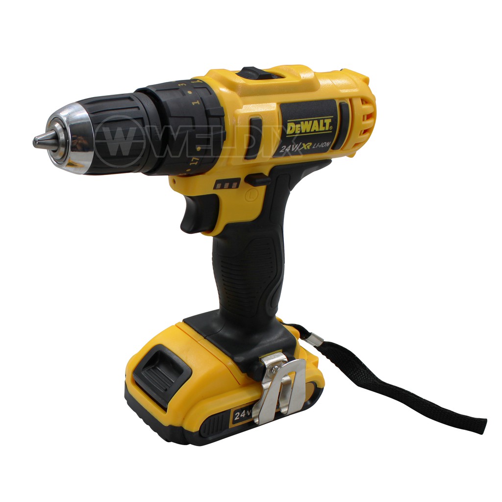 DeWALT 24V Cordless Hammer Drill Set A Shopee Philippines