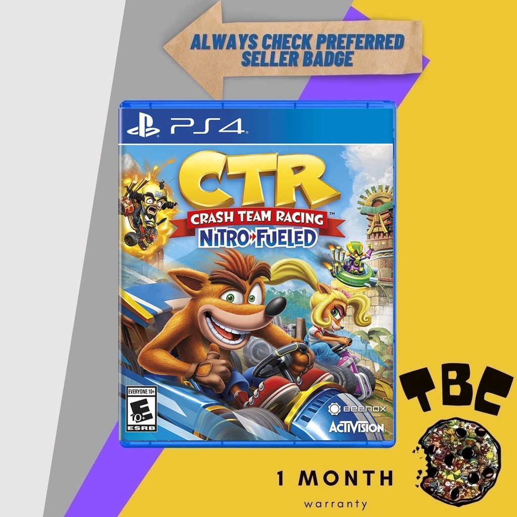 PS4 Crash Team Racing - Nitro Fueled - Playstation 4 [R3] | Shopee ...