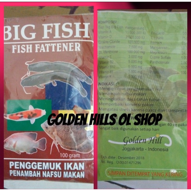 Big fish 100 grams of fish fattening powder | Shopee Philippines