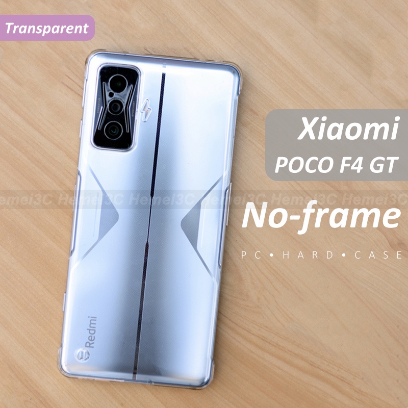 Xiaomi Poco F4 GT 5G Casing Transparent No-frame Hard PC Back Phone ...