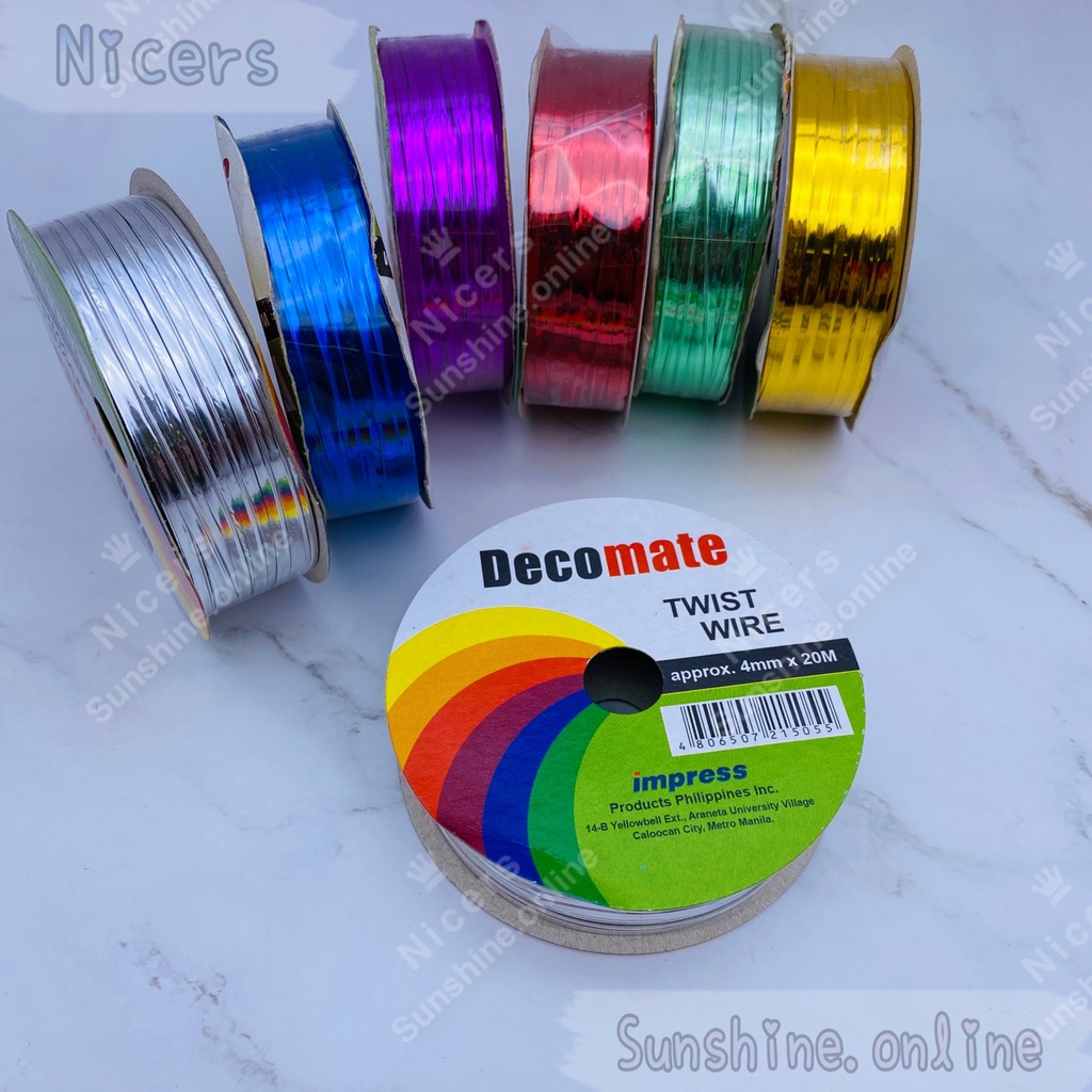 5mm Decomate Metallic Twist Tie Wire packaging for Bread Loaf Souvenirs ...