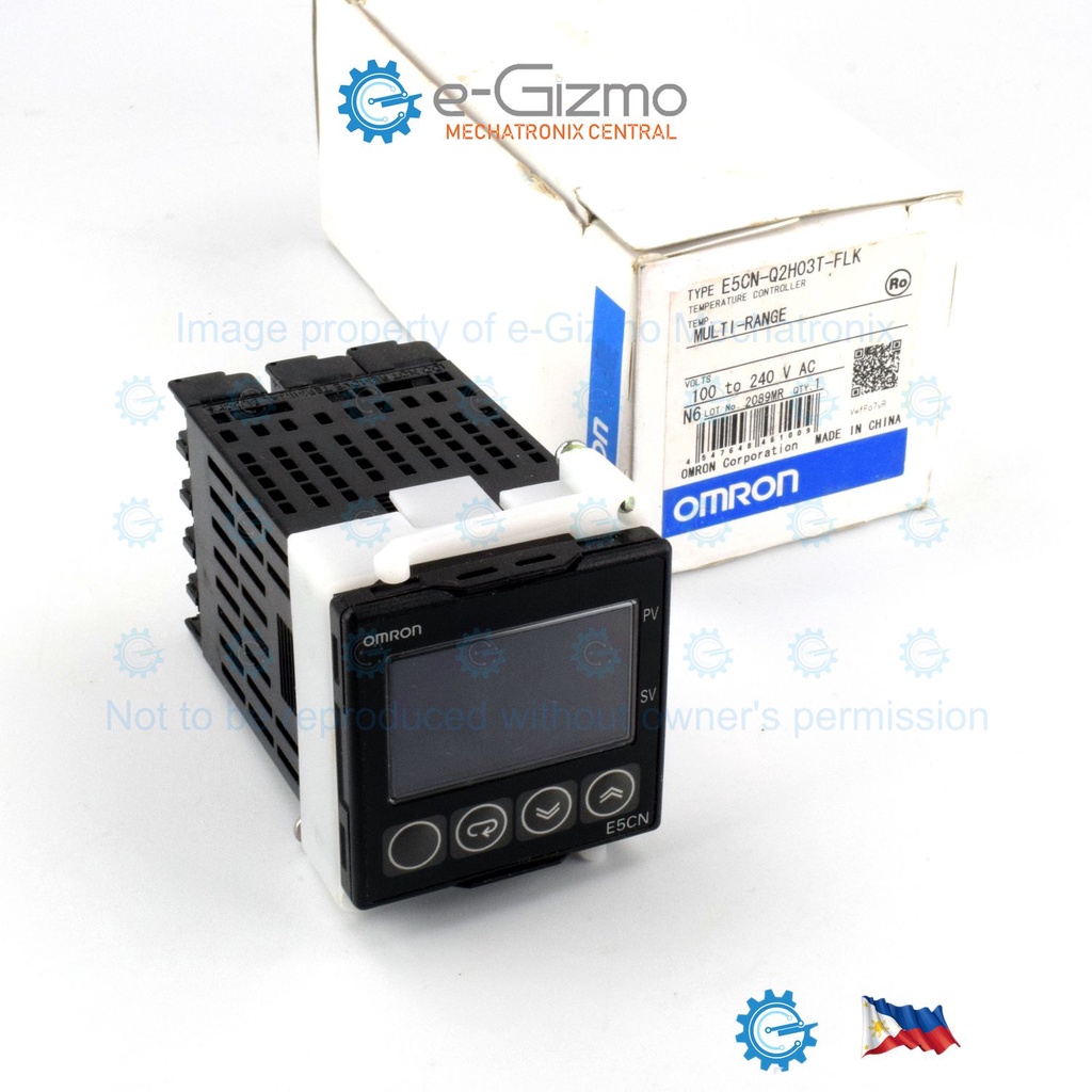 Omron PID Temperature Controller with RS-485 E5CN-Q2H03T-FLK | Shopee ...