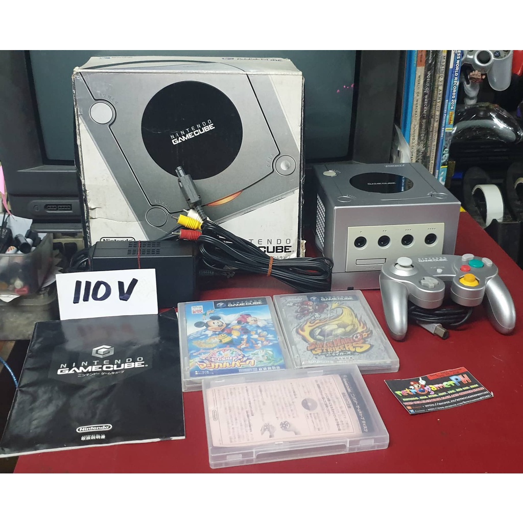 Nintendo Gamecube Console Platinum Silver with BOX and Manual Serial ...