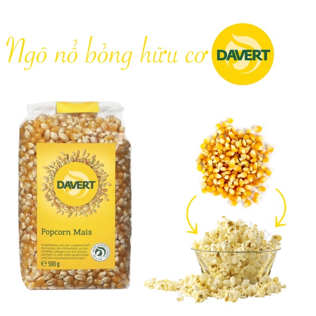Davert Organic Popcorn (500g) | Shopee Philippines