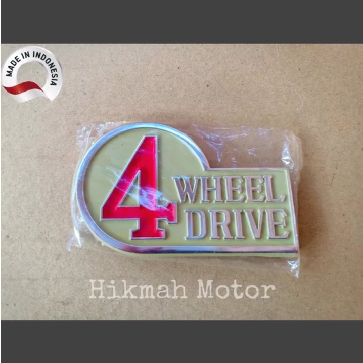 WD Emblem Logo Writing 4w Rear Or Rear 4 WHEEL DRIVE Emblem Badge ...