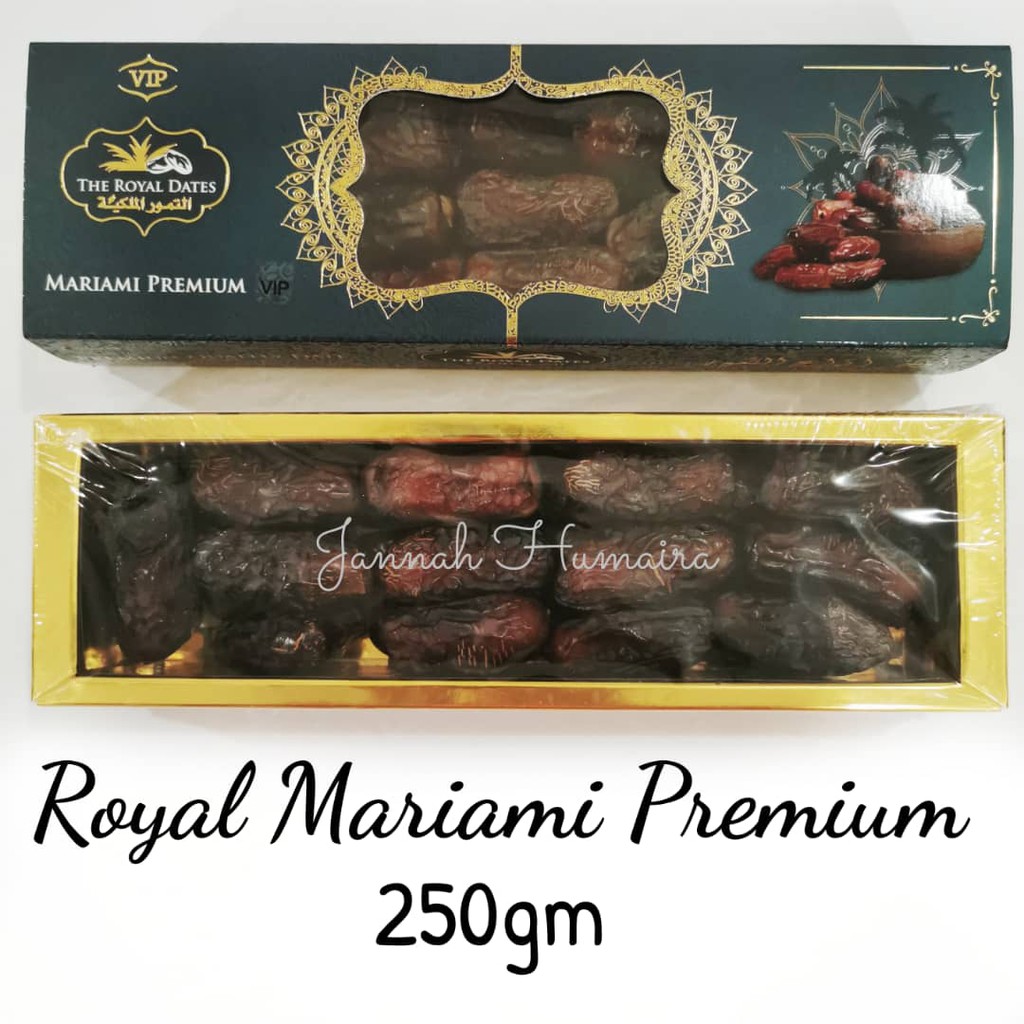 Fresh Kurma Royal Mariami Premium Dates 250gm Expiry 2027 | Shopee ...