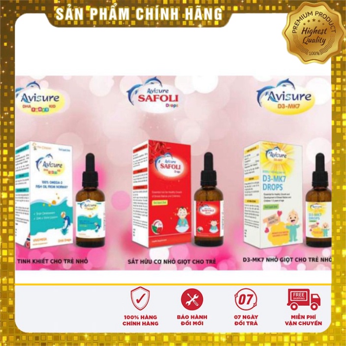 [Genuine] Avisure trio of essential micronutrients drops for babies ...