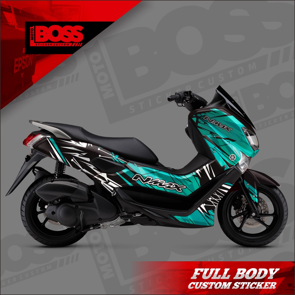 Decal Sticker Yamaha Nmax 2016 2017 2018 2019 Full Body Striping Full ...