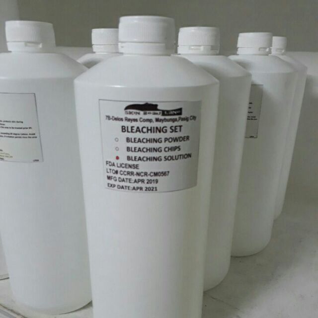 Bleaching solution 1liter | Shopee Philippines