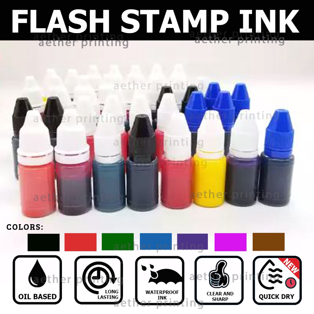 COD Personalize Self Inking Stamp Flash Stamp Trodat Stamp | Shopee ...