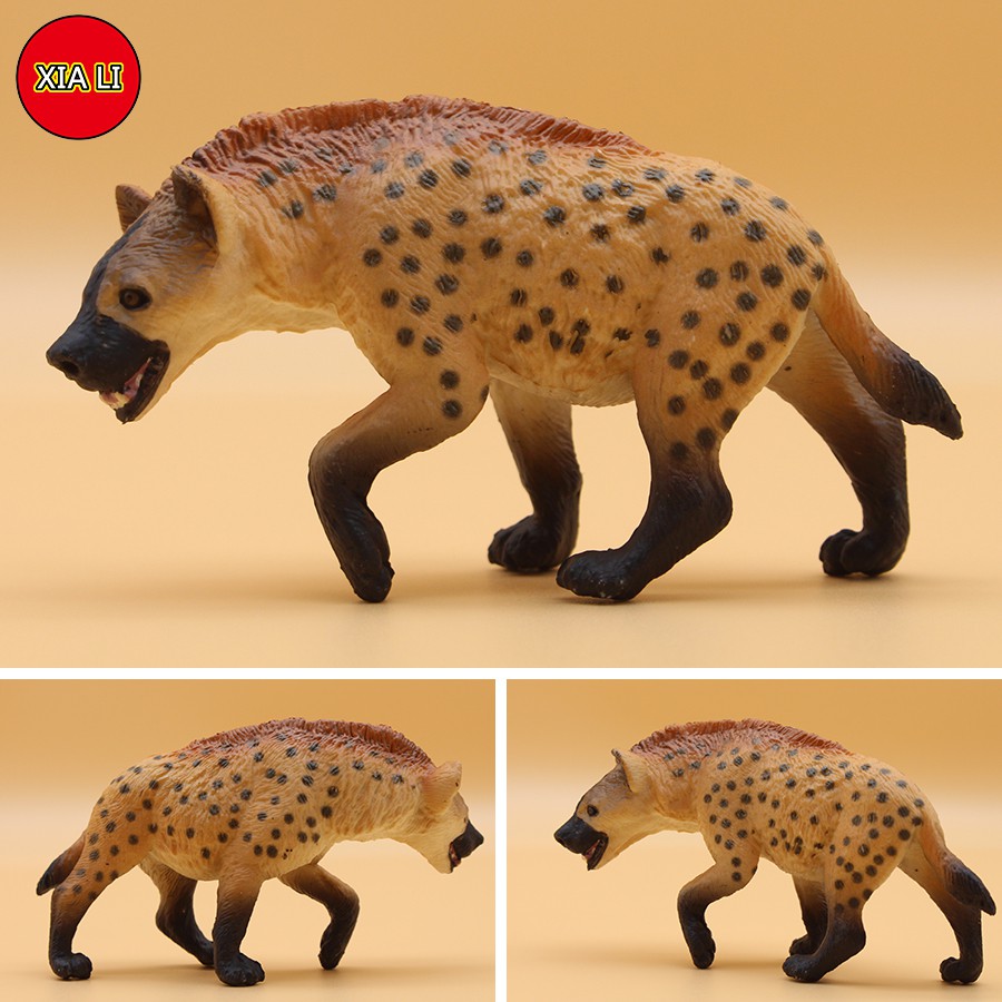 【Spot】Solid African Wild Animals Simulation Hyena Action Figure ...