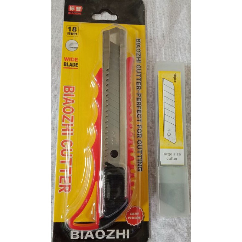 CUTTER- WIDE BLADE 18mm. | Shopee Philippines