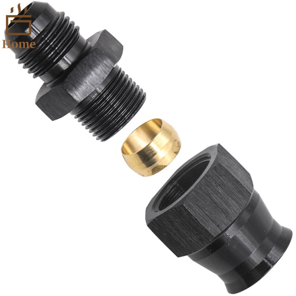 5/16" Fuel Hardline Tube to 6 AN Male Flare Hose Fitting Adaptor ...