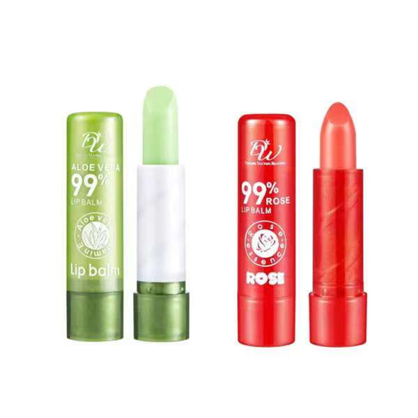 DW Moisturizing Lip Balm 99% Aloe Vera + Vitamin E / Rose Lip Balm ...