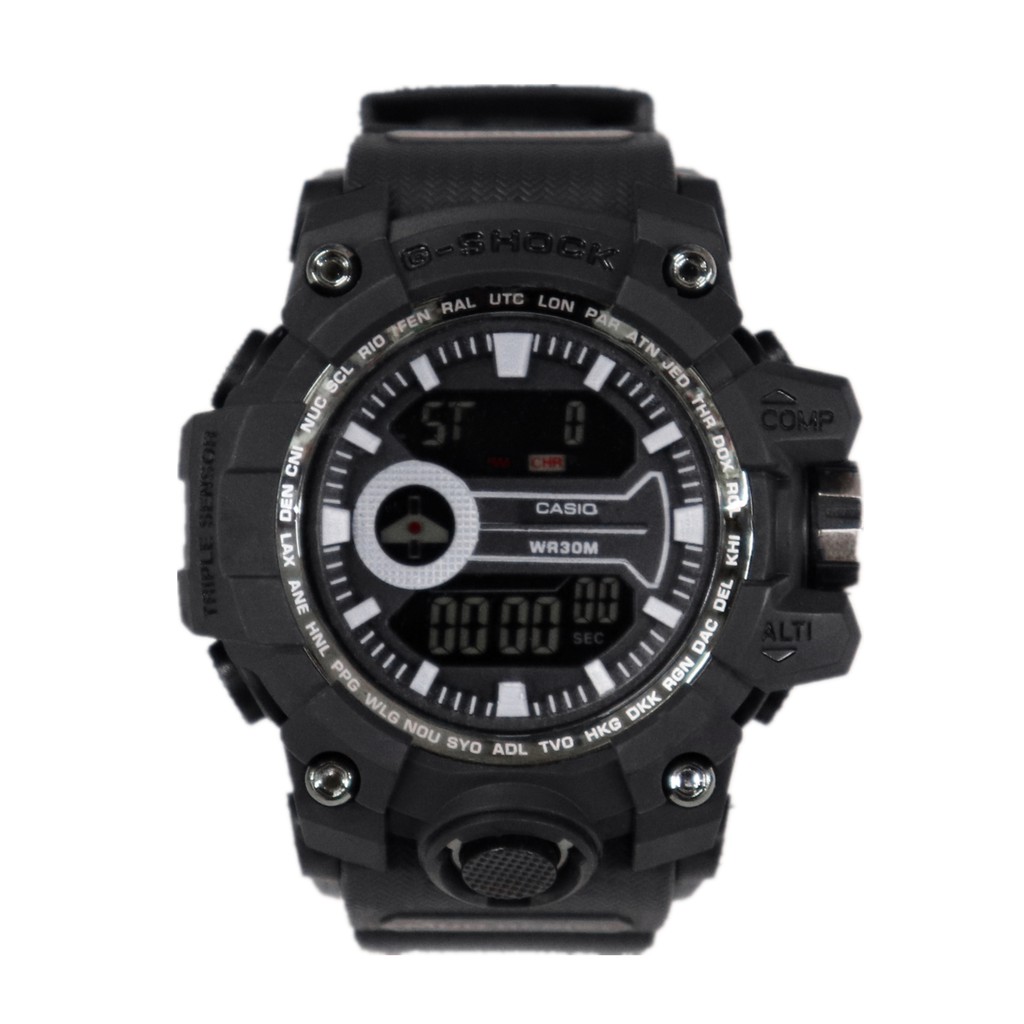 TRIPLE SENSOR MUD RESIST MULTI BAND 6 TOUGH SOLAR Fashion Digital ...