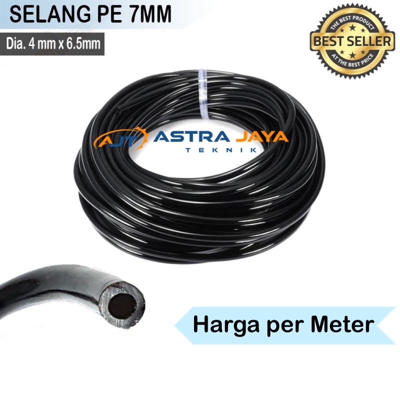 7mm PE Hose Watering Tool Hose Hydroponic Irrigation Fertigation ...
