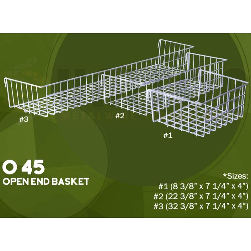 open wire basket durable wire 2pcs by order | Shopee Philippines
