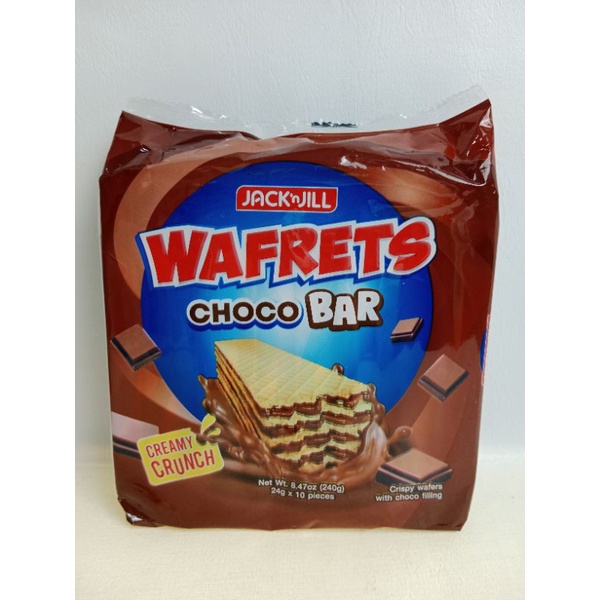 Jack'n Jill Wafrets Choco Bar 10 x 24g | Shopee Philippines