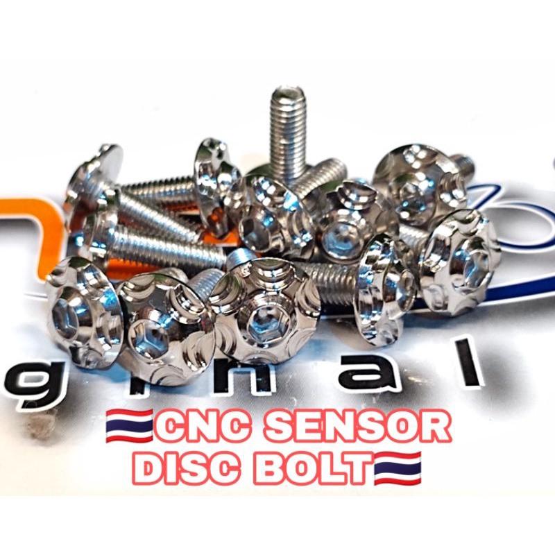 🇹🇭 1Piece CNC M5X15 SENSOR DISC PLATE BOLT XMAX / NMAX / AEROX / LEXI ...
