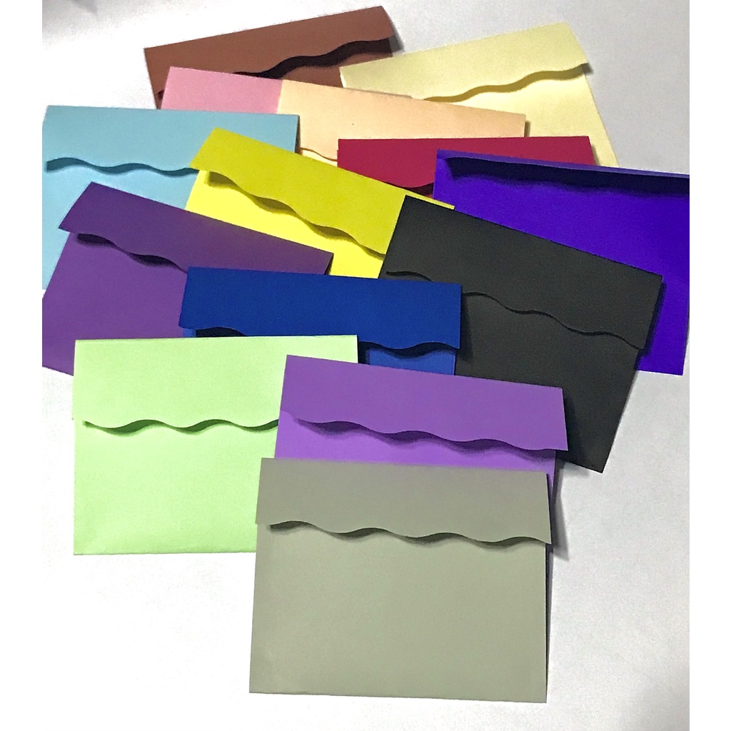 Tiny Envelope Mini Envelope Colored 2x3inch | Shopee Philippines
