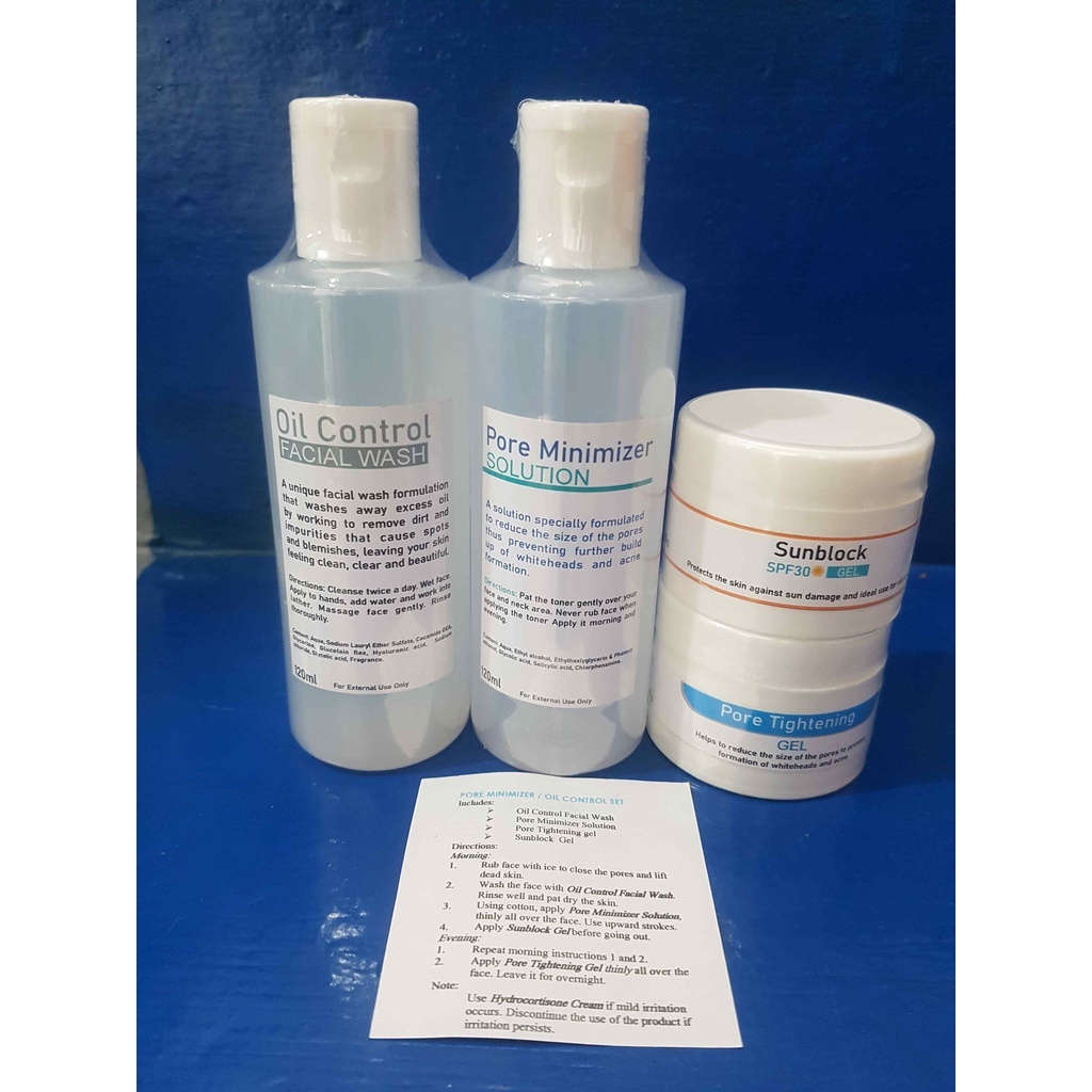 PORE MINIMIZER / OIL CONTROL SET (BIG SIZE) | Shopee Philippines