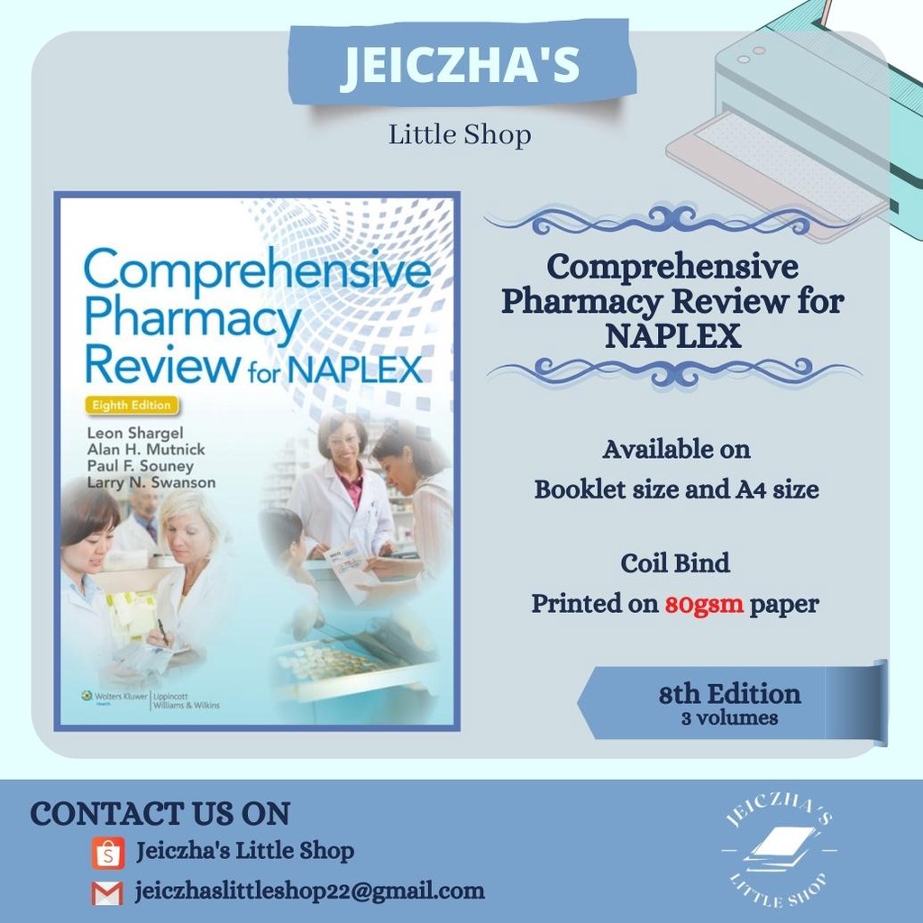Comprehensive Pharmacy Review for NAPLEX [8th Edition] | Shopee Philippines