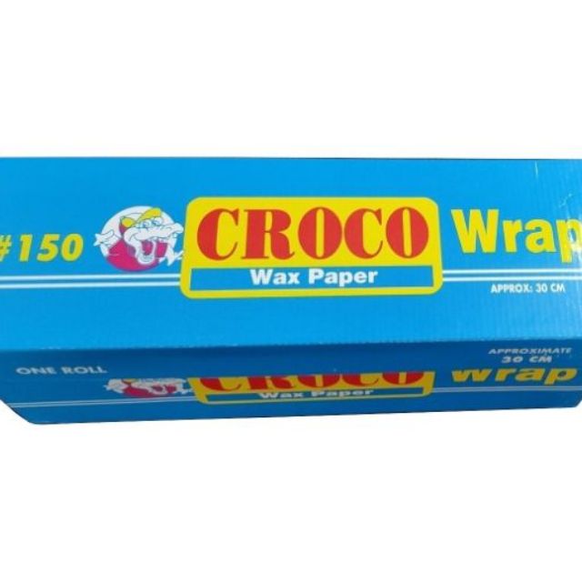 Croco Kitchen Grease Proof Wax Paper Roll 150m | Shopee Philippines