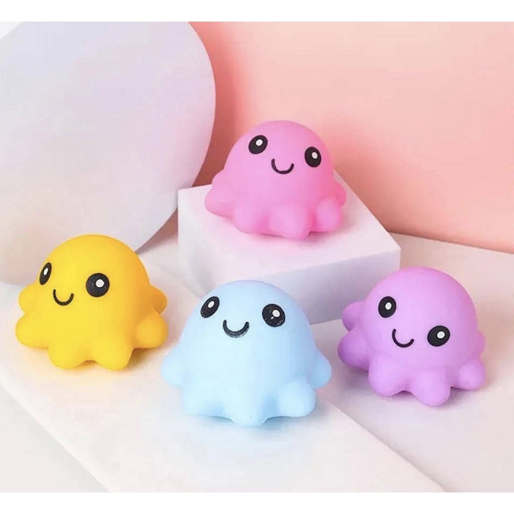 Octopus stress toy squishy silicone viscous center toy | Shopee Philippines