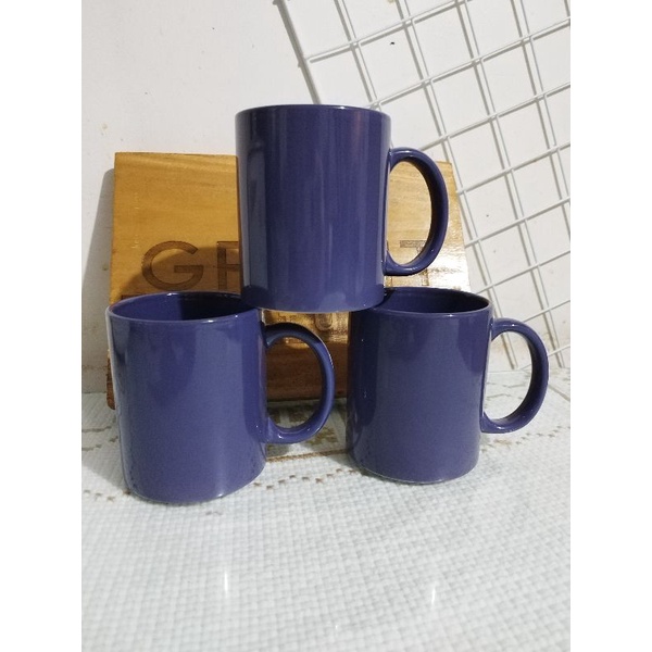 3pcs. Violet/Purple Coffee Mugs 13oz Microwavable | Shopee Philippines