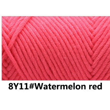 【Real 100g】Yarn 100g Milk Cotton Yarn Wool 8 ply Thread for Knitting ...