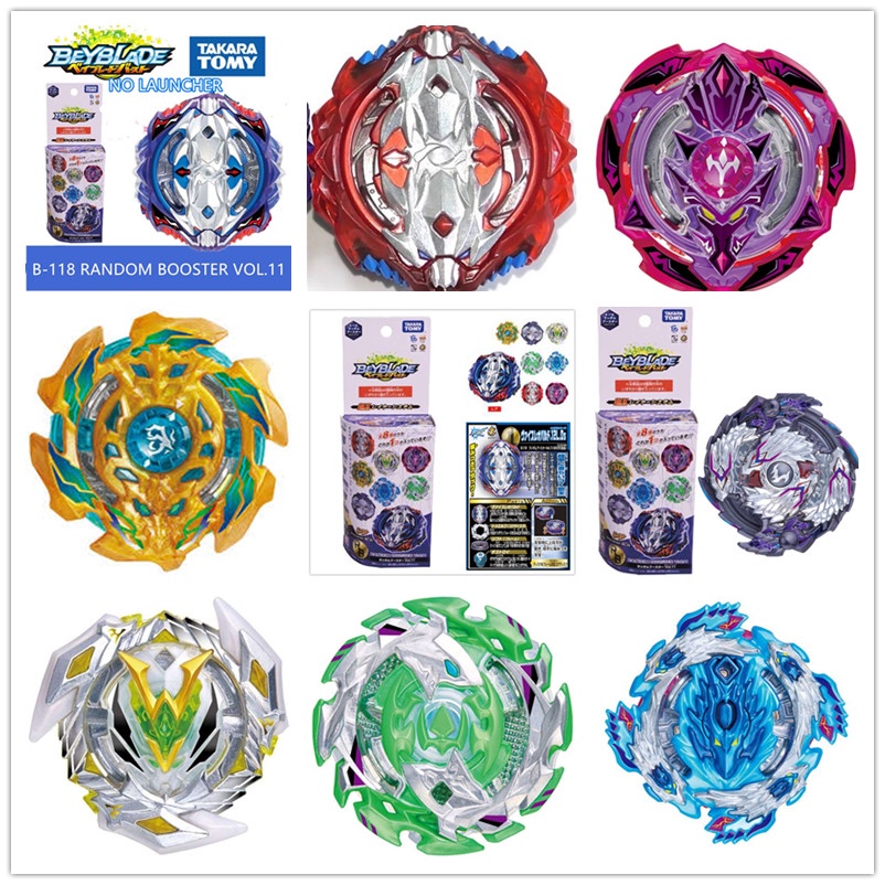 GENUINE TAKATRA TOMY BEYBLADE BURST B-118 RANDOM BOOSTER VOL.11 01-08 ...
