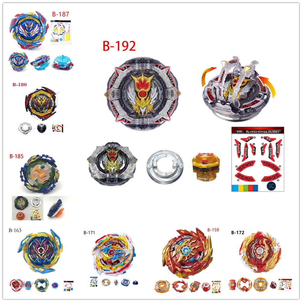 Beyblade Burst B-192 Greatest Raphael B-187 Savior Valkyrie B-185 ...