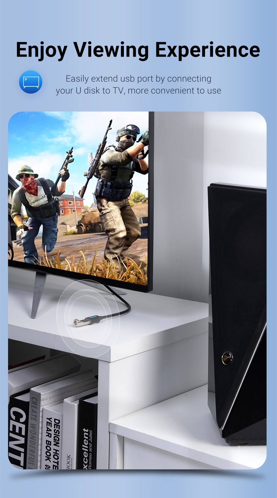 Vention USB Extension Cable USB 3.0 A-Male to A-Female Extender Cord ...