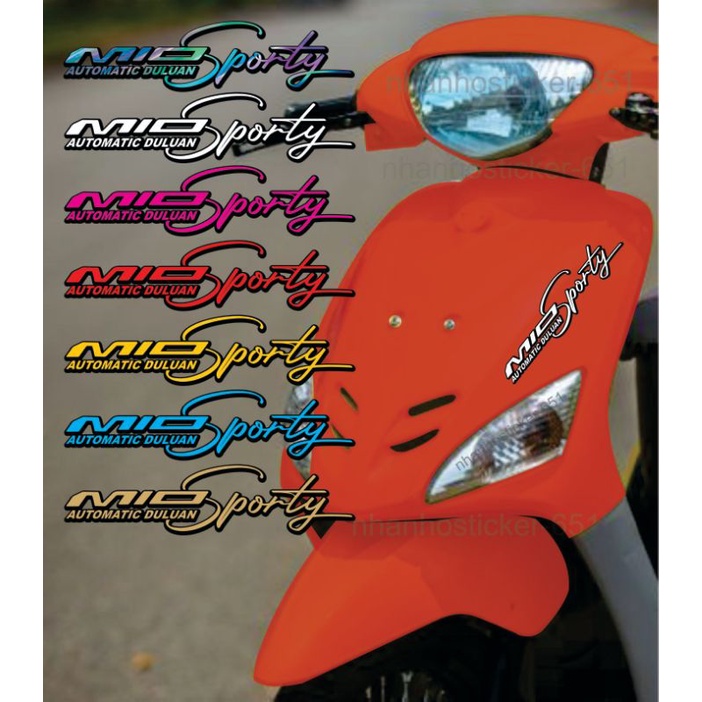 Mio sporti cutting stickers | Shopee Philippines