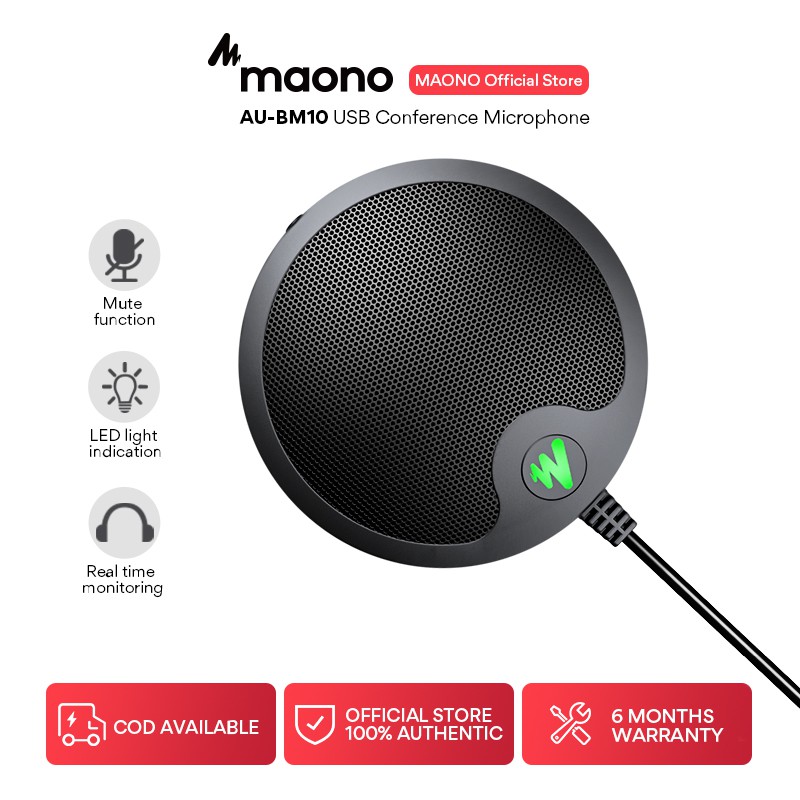 Maono AU-BM10 USB Microphone Conference Microphone Computer Metal ...