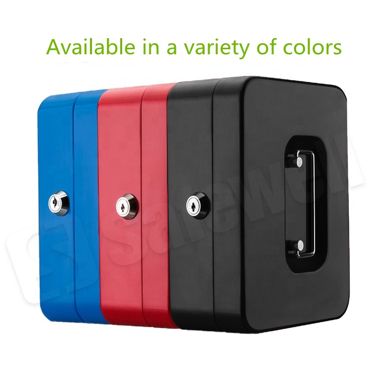 Change box, lockbox, suitcase, small iron box, cashier box, safe box ...