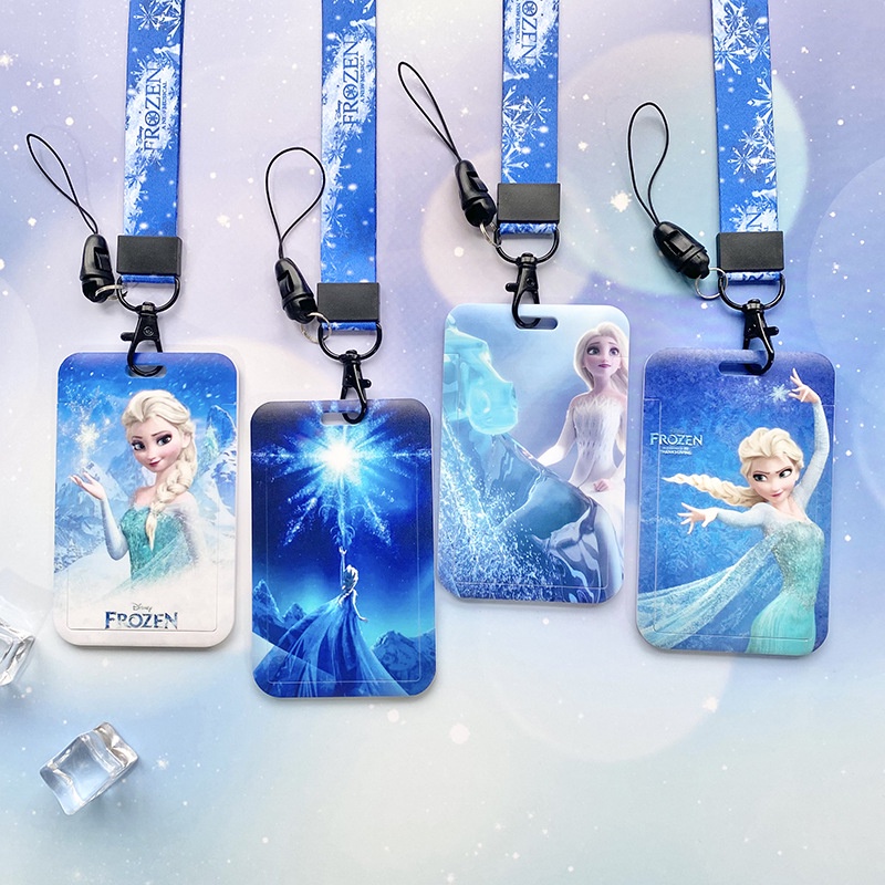 Card Holder Campus Card Bus Card Student Meal Card Frozen Elsa Bank ...