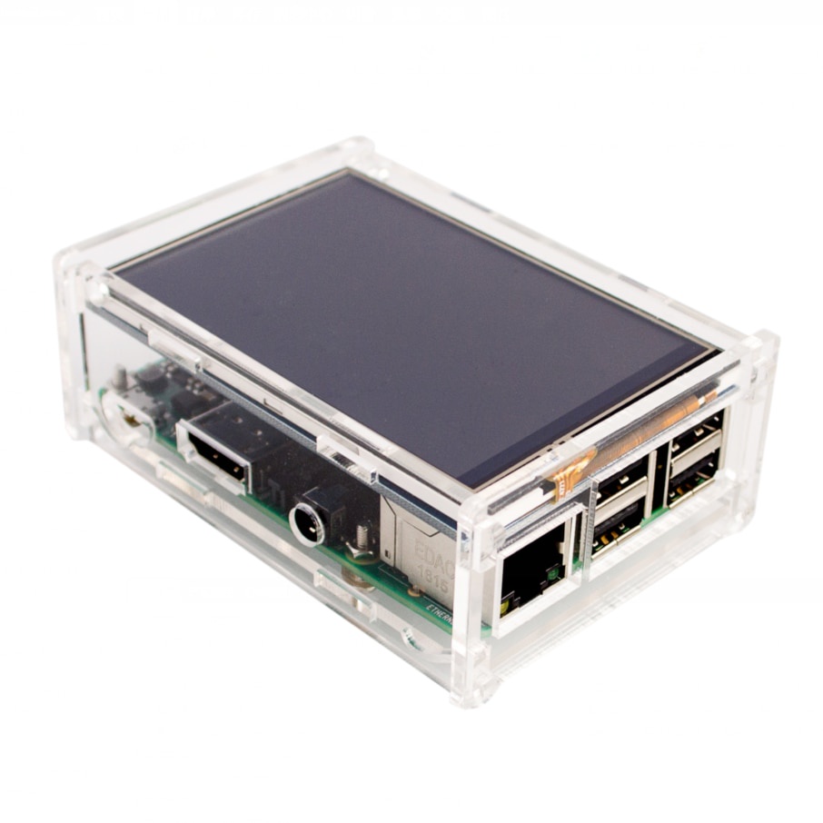 only Acrylic case for Raspberry Pi 2 Pi3 Model B 3.5inch Lcd Tft ...