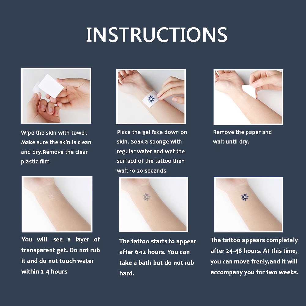 【COCO Magic Tattoo】Lasts 15 days ；19cm*12cm；tattoo sticker waterproof ...