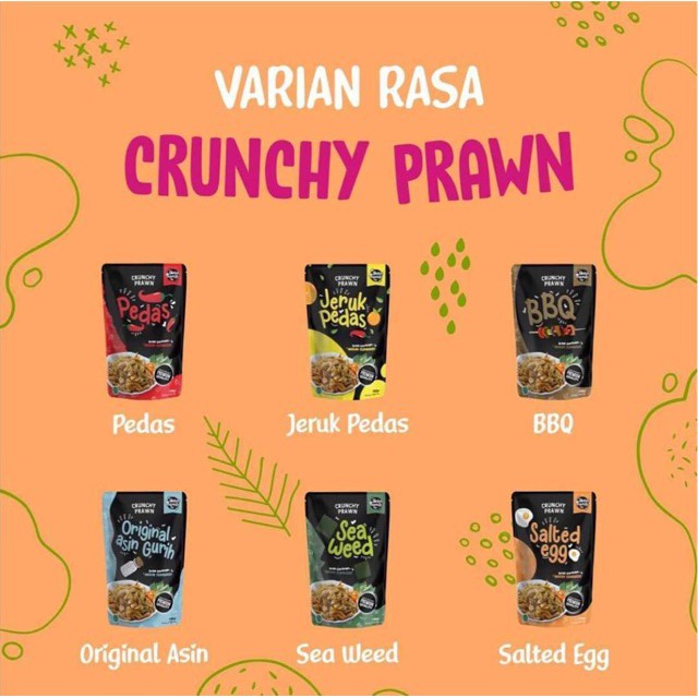 Crunchy Prawn Various Flavors | Shopee Philippines