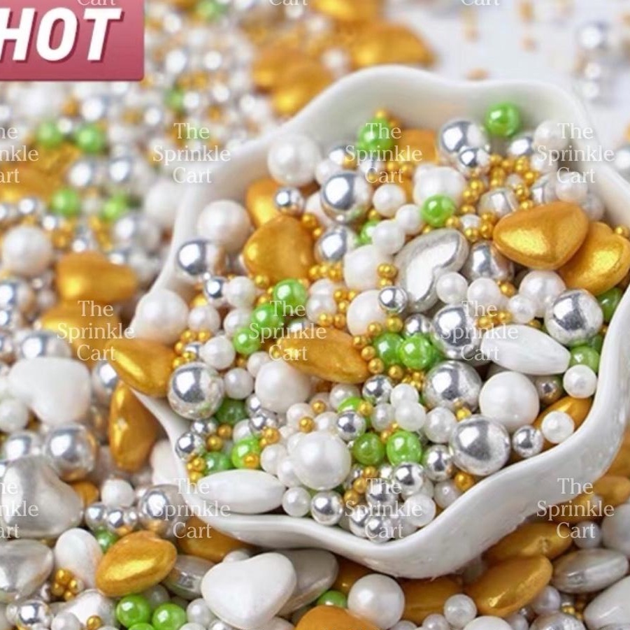 [NEW DESIGNS] Edible Sprinkles Dragees Rods Capsule for Cake decoration ...