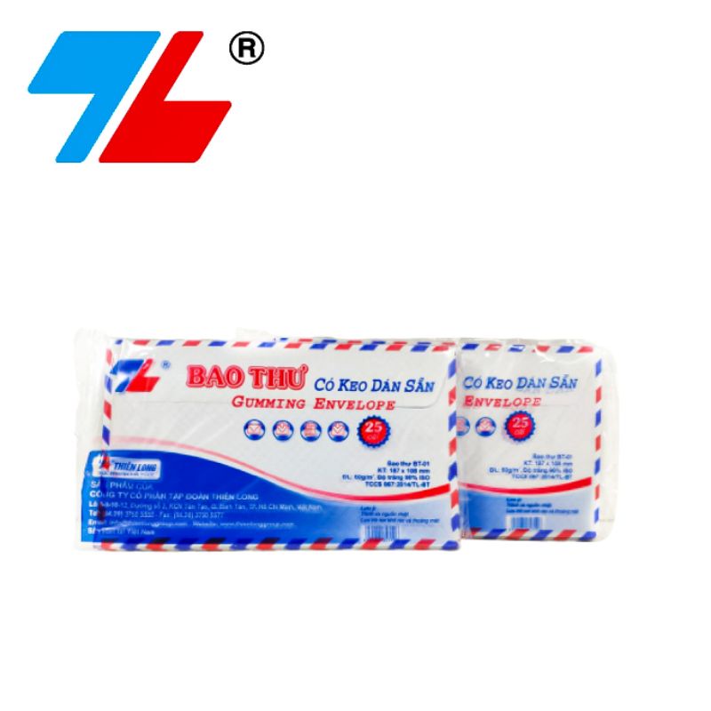 Thien Long envelope BT-01, 25 sheets/fold (genuine) | Shopee Philippines