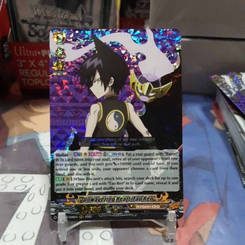 UNWAVERING HEART, TAO REN RRR TB03 CARDFIGHT VANGUARD ENGLISH | Shopee ...