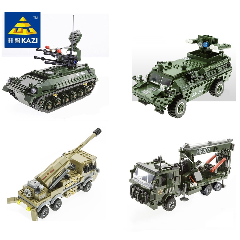 Lego military 627 pcs anti-aircraft missile launcher Lego car anti-tank ...