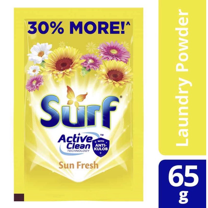 Surf Detergent Powder Sun Fresh Sachet | Shopee Philippines